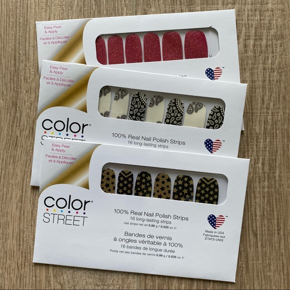 Color Street | Makeup | Patriotic Color Street Bundle Crantastic Salute ...